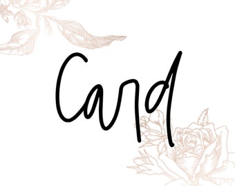 Birthday Card Insert Cute Photo - Etsy