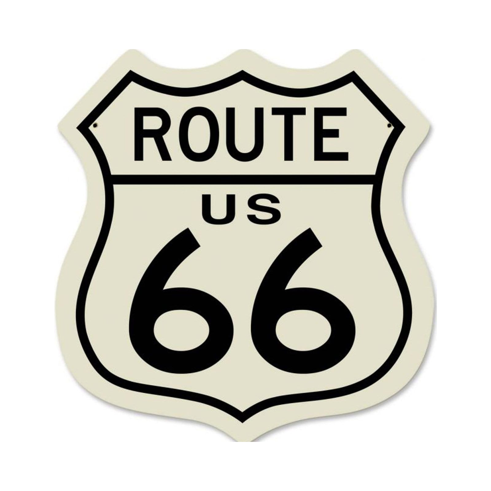 Retro Route US 66 Shield Metal Sign 28 X 28 Inches - Etsy