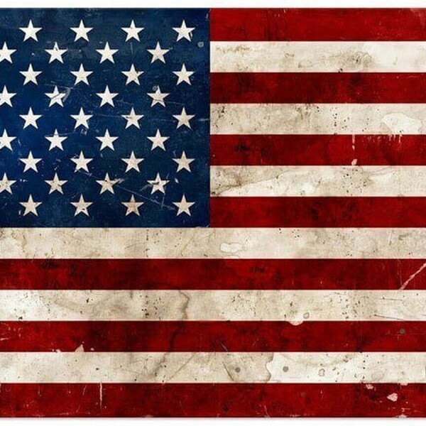 Rustic Metal Flag - Etsy