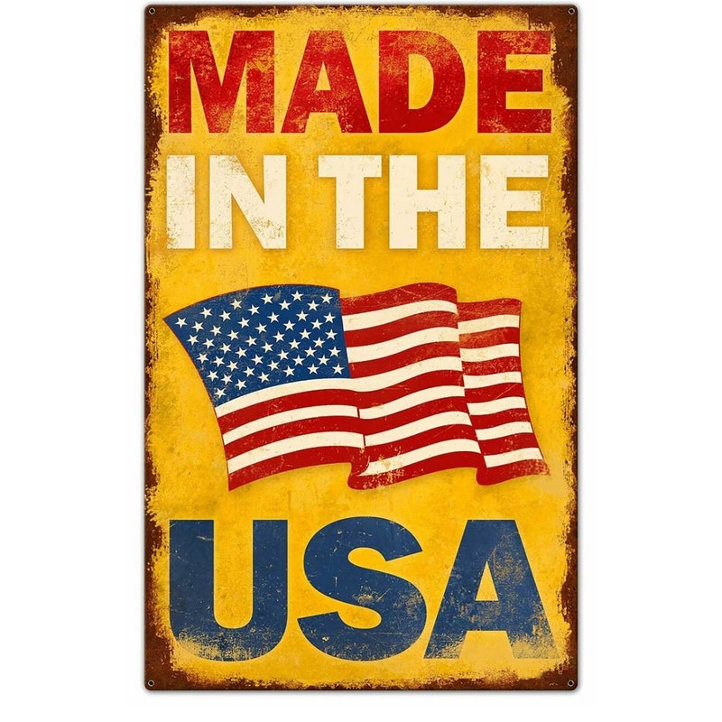 Made in Usa Signs - Etsy