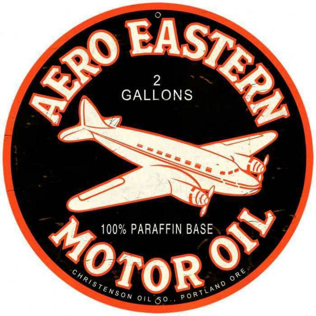 Retro Aero Eastern Round Metal Sign 28 X 28 Inches - Etsy