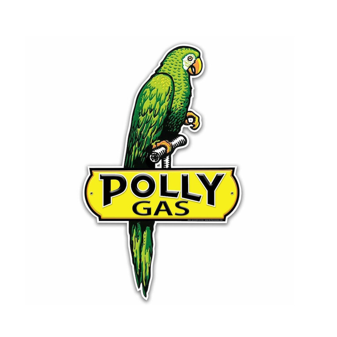 Retro Polly Gas Custom Shape CUTOUT Metal Sign 17 X 28 Inches - Etsy