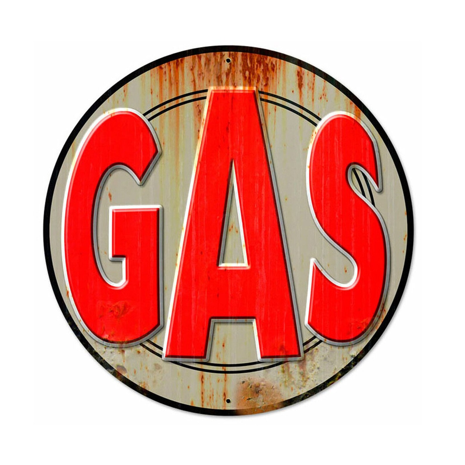 Gas Metal Sign 28 X 28 Inches - Etsy