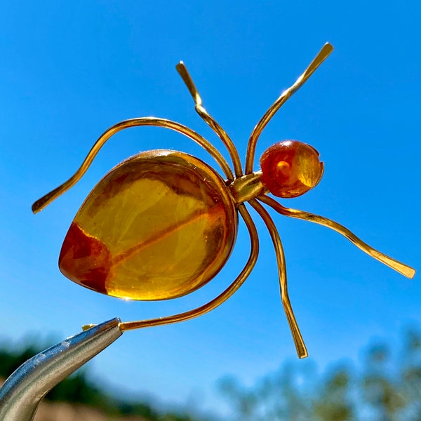 Amber Pin - Etsy