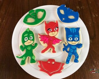 Pj mask cookies | Etsy