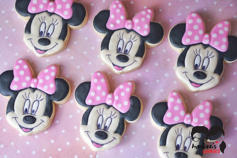 Minnie Mouse Cookies | Etsy