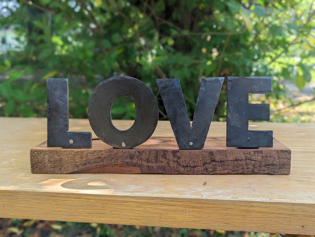 Custom Forged Letter Display - Etsy