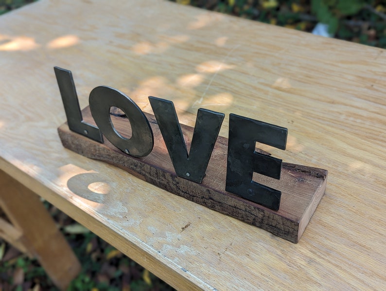 Custom Forged Letter Display - Etsy