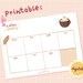 Weekly Coffee Planner Printable, Cute Printable, Cute Planner, Cute ...