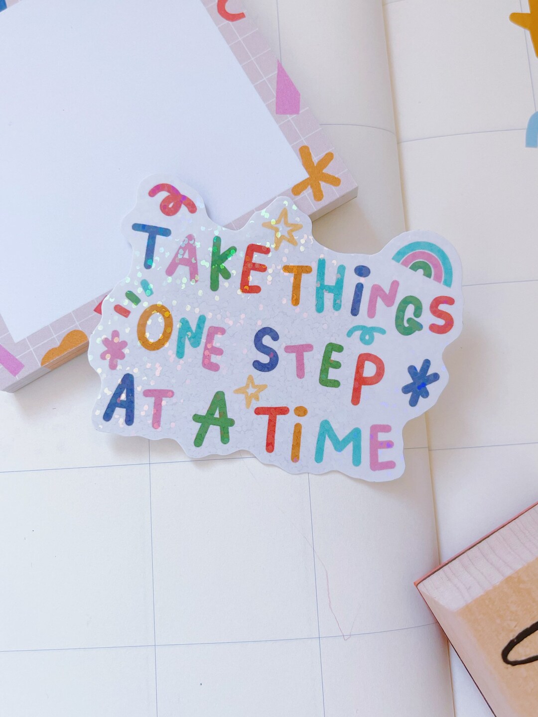 Take Things One Step at A Time Sticker Affirmation Quotes - Etsy