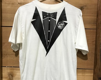 Tuxedo T Shirt Vintage Tuxedo Shirts Funny Groomsmen Shirts | Etsy