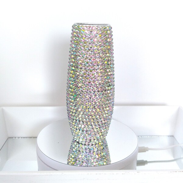 Rhinestone Vase - Etsy