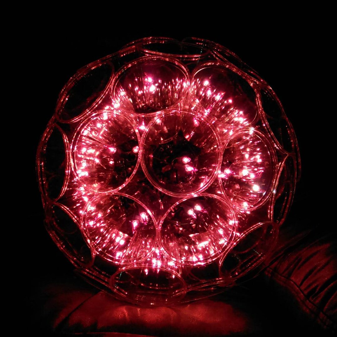 Red Light Sparkle Ball Holiday & Party Decoration Light - Etsy