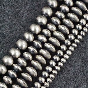 Sterling Silver Navajo Pearl Necklace Jan Mariano - Etsy