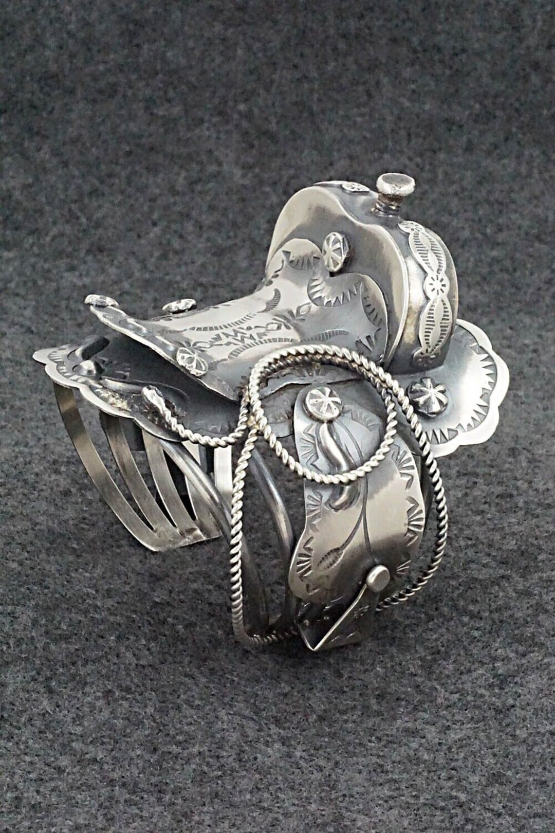 Sterling Silver Bracelet - Tim Yazzie - Etsy