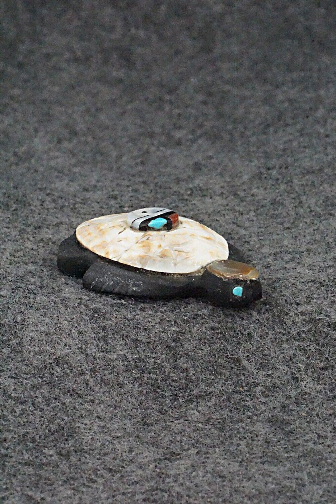 Turtle Zuni Fetish Carving - Darrin Boone - Etsy