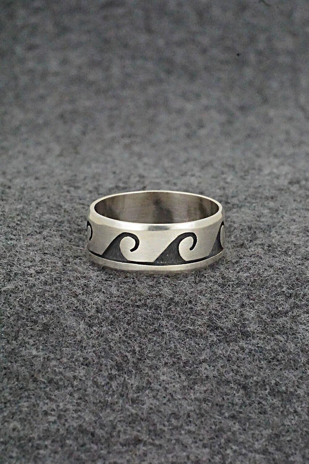 Sterling Silver Ring - Timothy Mowa - Size 12 - Etsy