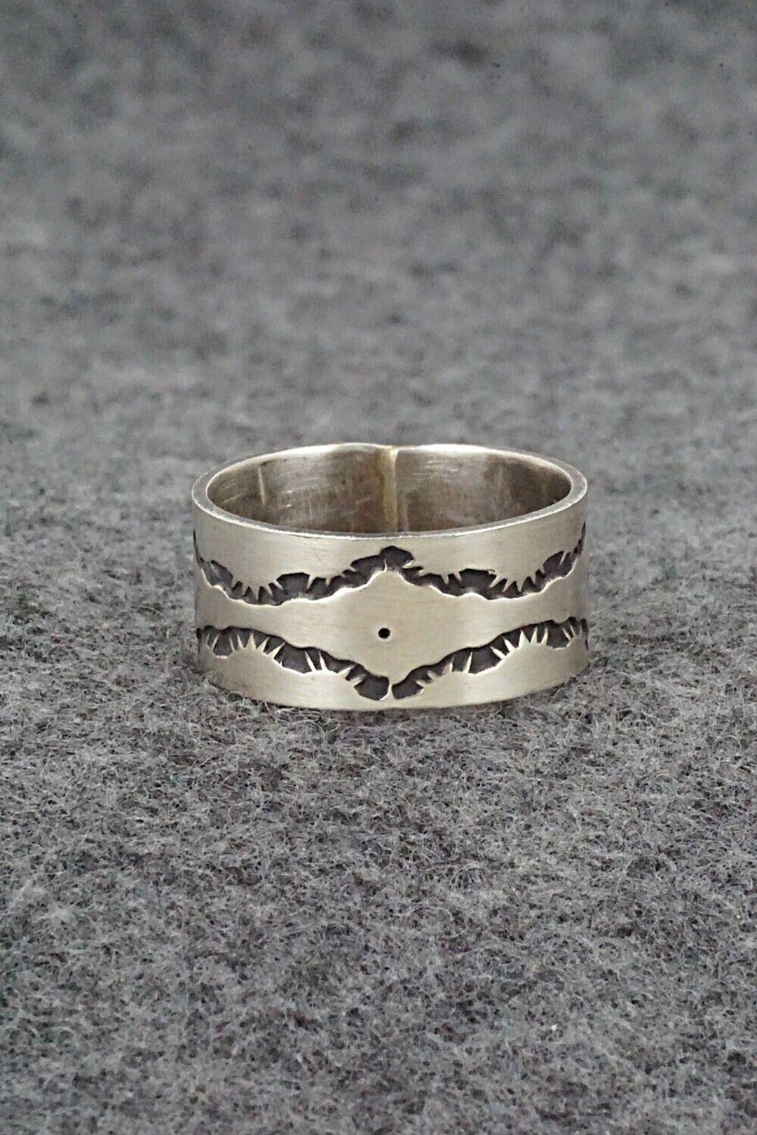 Sterling Silver Ring - Gary Sandoval - Size 10.5 - Etsy