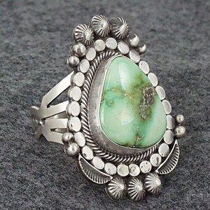 Turquoise & Sterling Silver Ring Tom Lewis Size 9.5 - Etsy
