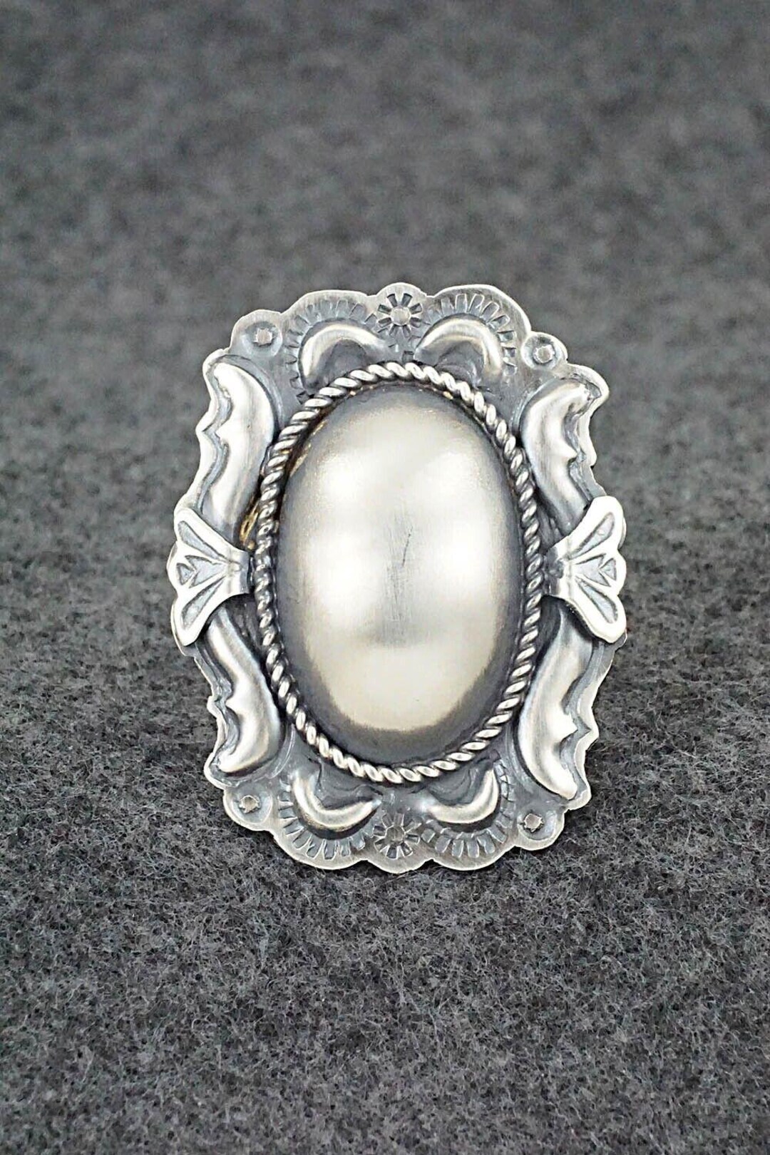 Sterling Silver Ring - Tim Yazzie - Size 6.5 - Etsy