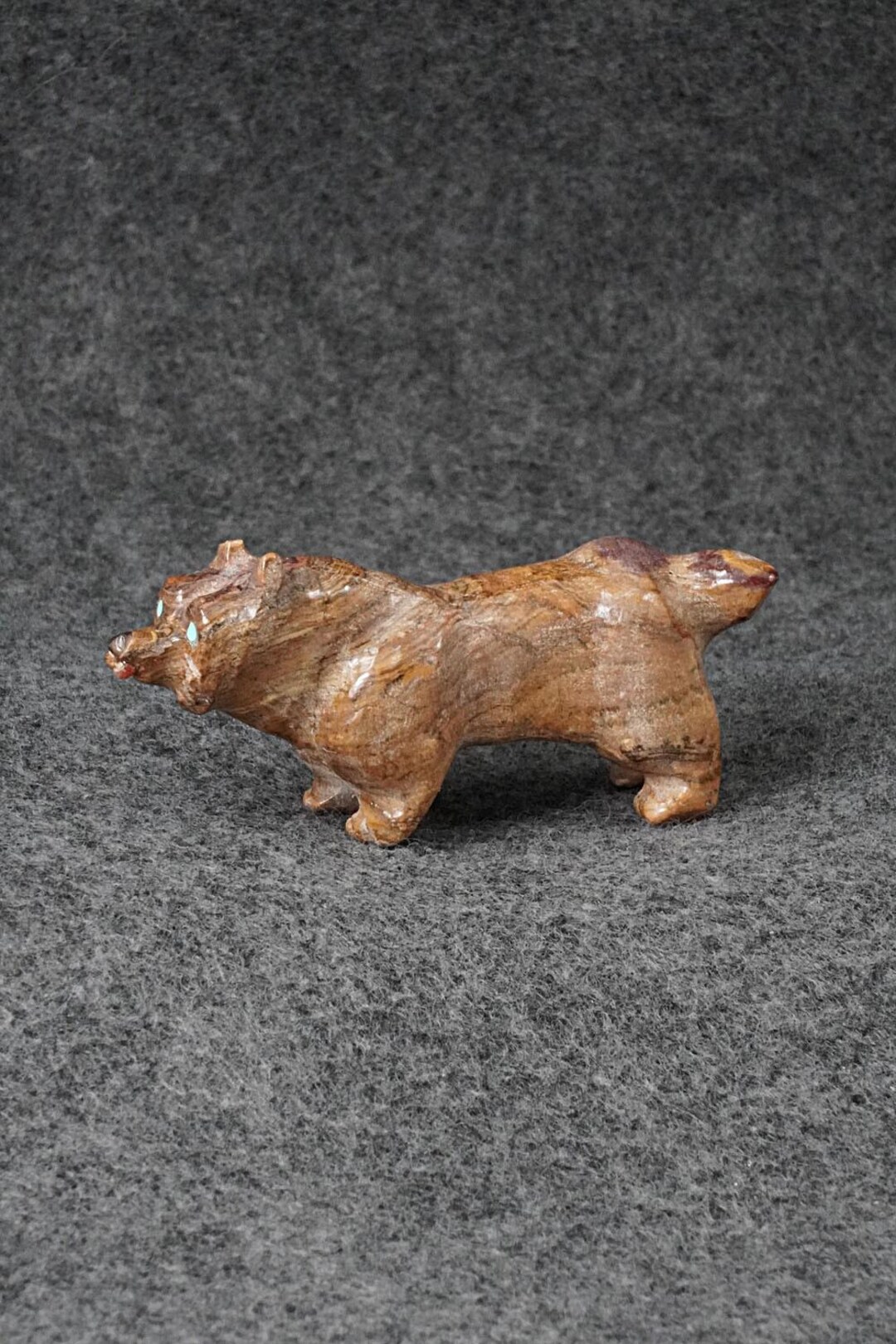 Bobcat Zuni Fetish Carving - Freddie Leekya - Etsy