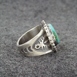 Turquoise & Sterling Silver Ring Samuel Yellowhair Size 5.5 - Etsy