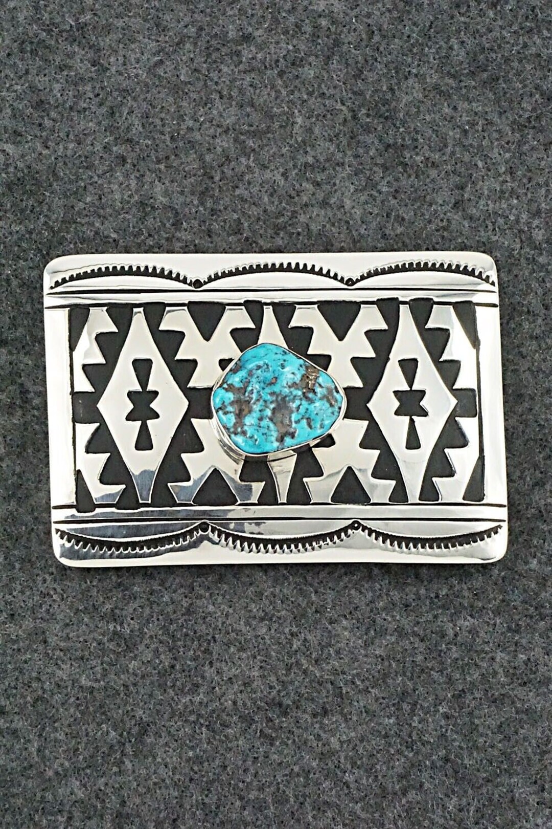 Turquoise & Sterling Silver Belt Buckle Rosita Singer - Etsy