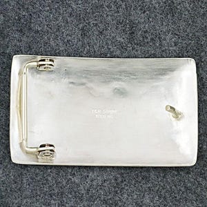 Sterling Silver Belt Buckle - Rosita Singer - Etsy