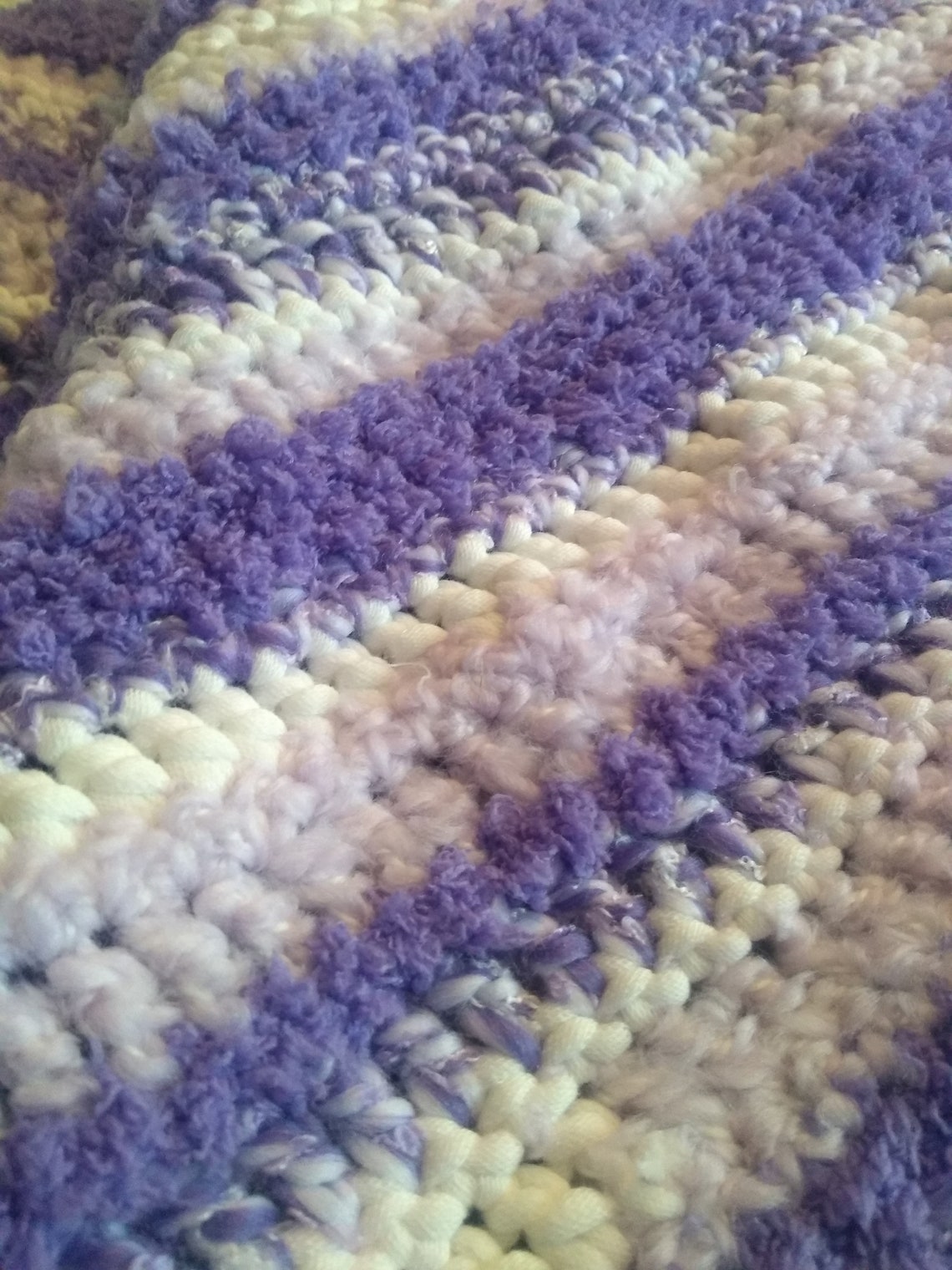 Purple Baby Blanket - Etsy