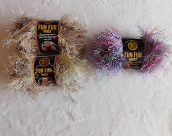 Fun Fur Yarn | Etsy