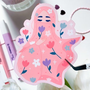 Hijabi Muslim Cute Hijabi Stickers - Niqabi - Islamic Stickers - Cute ...