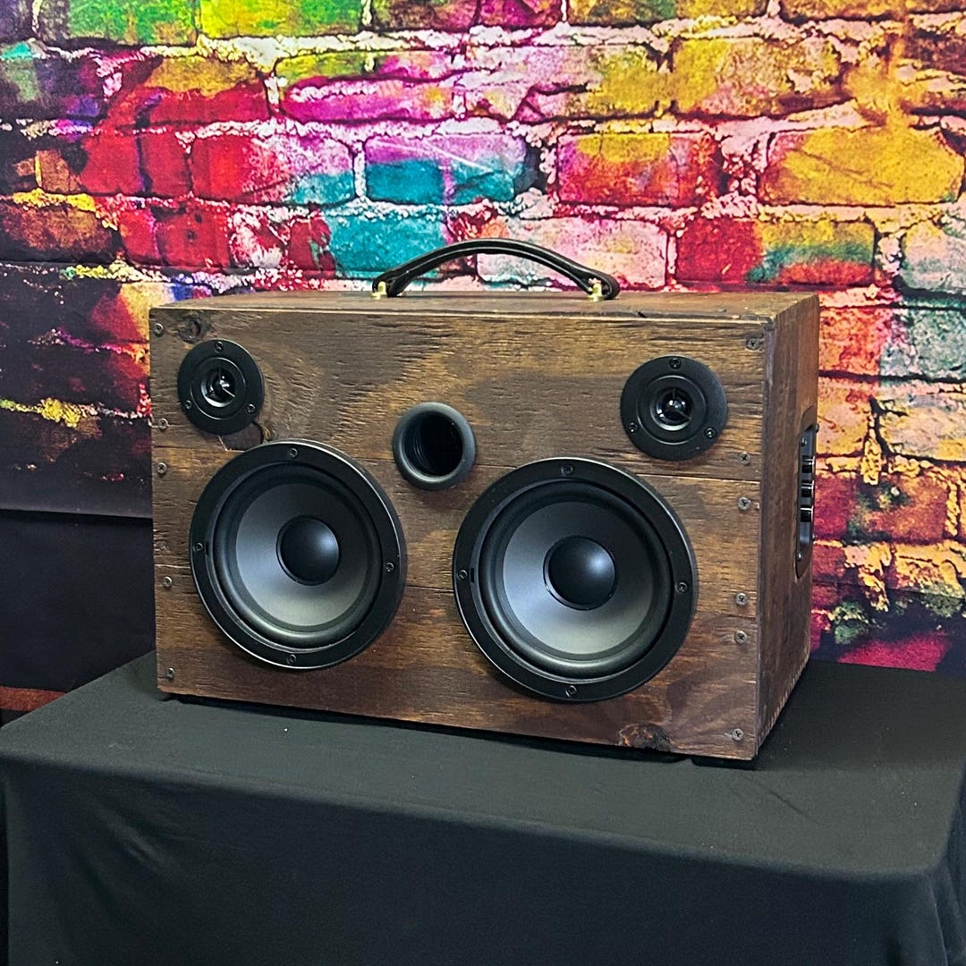 American Beer Crate Bluetooth Boombox Speakers - Etsy