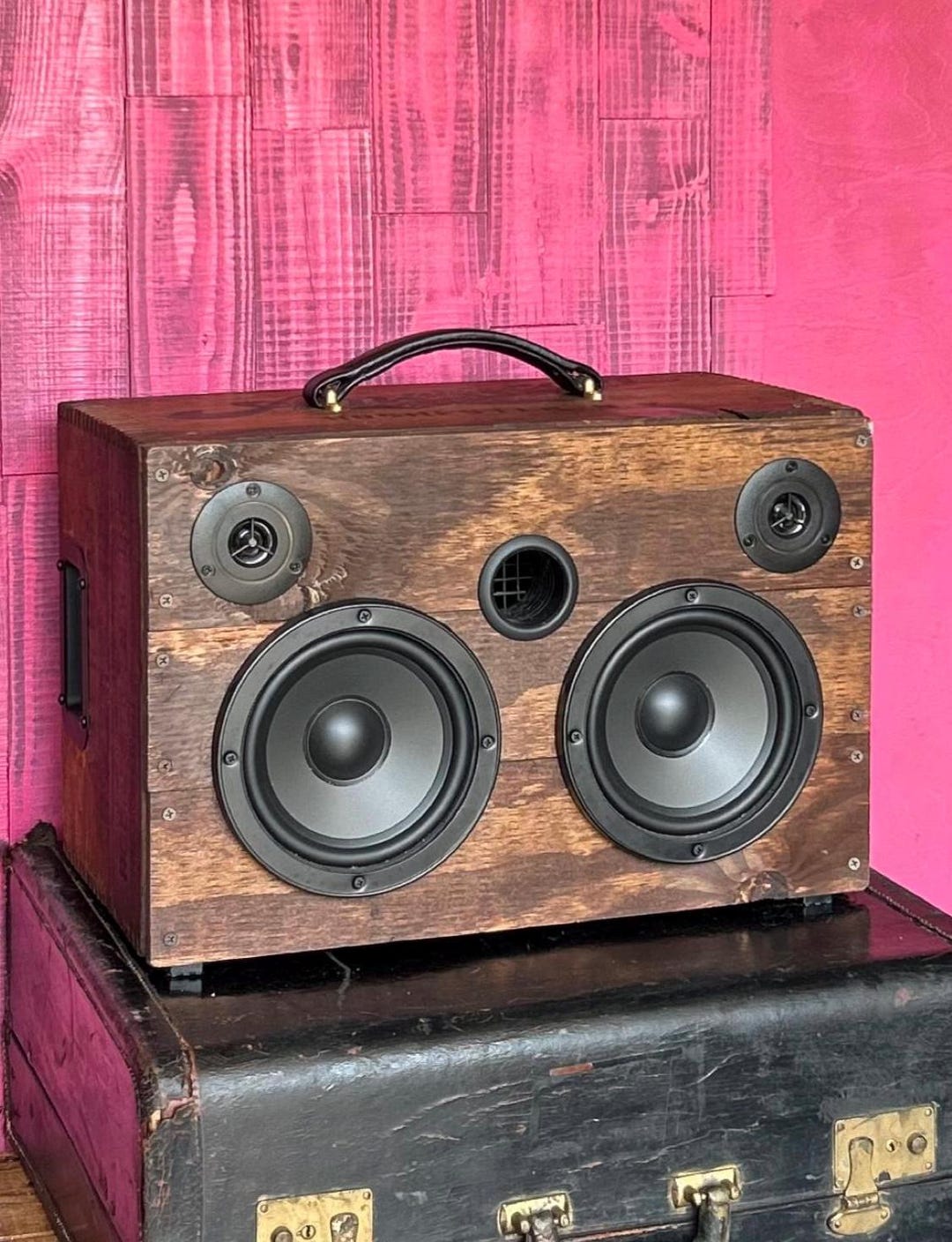 American Beer Crate Bluetooth Boombox Speakers - Etsy