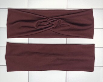 Maroon Headband | Etsy