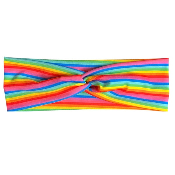 Rainbow Headband - Etsy