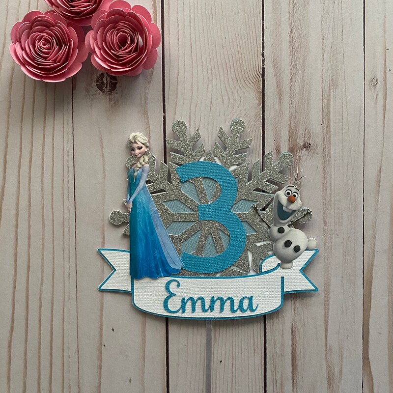 Elsa Cake Topper - Etsy