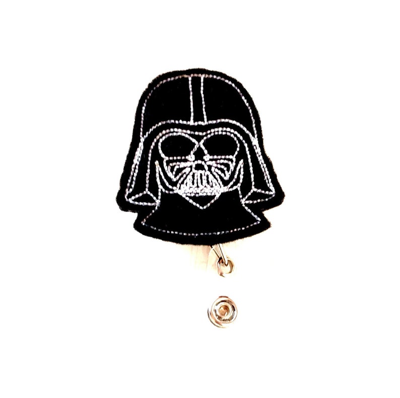 Darth Vader ID Badge Holder Star Wars Villain ID Badge | Etsy