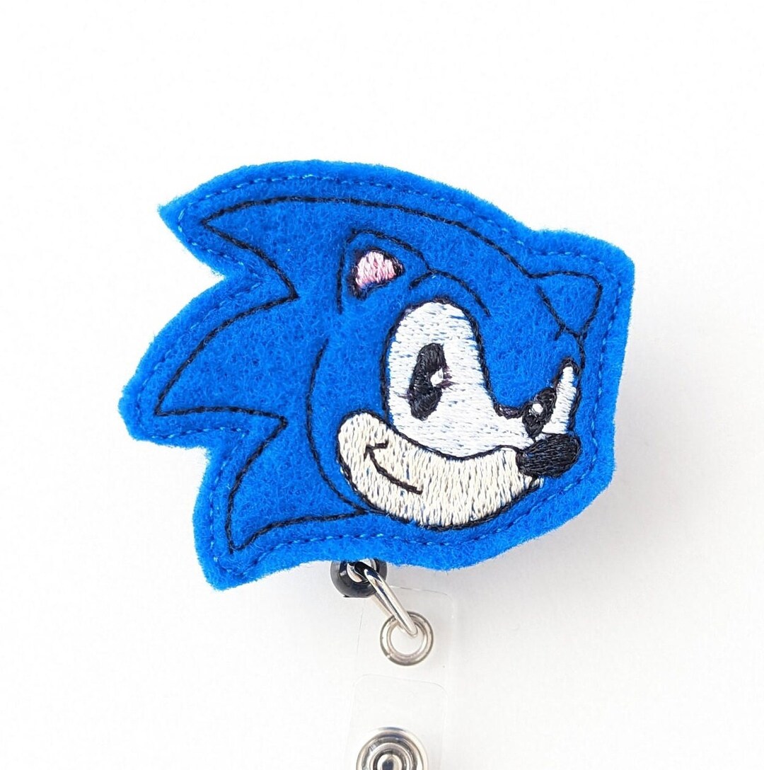 Sonic Head ID Badge Holder, the Hedgehog ID Badge Holder, Blue Hedgehog ...