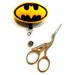 Batman Badge Holder ID Badge Holder Batman Badge Reel Dark - Etsy
