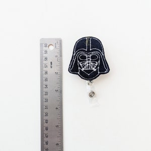 Darth Vader ID Badge Holder Star Wars Villain ID Badge - Etsy