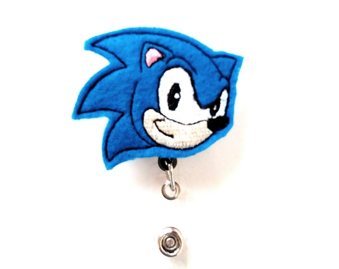 Sonic Head ID Badge Holder, the Hedgehog ID Badge Holder, Blue Hedgehog ...