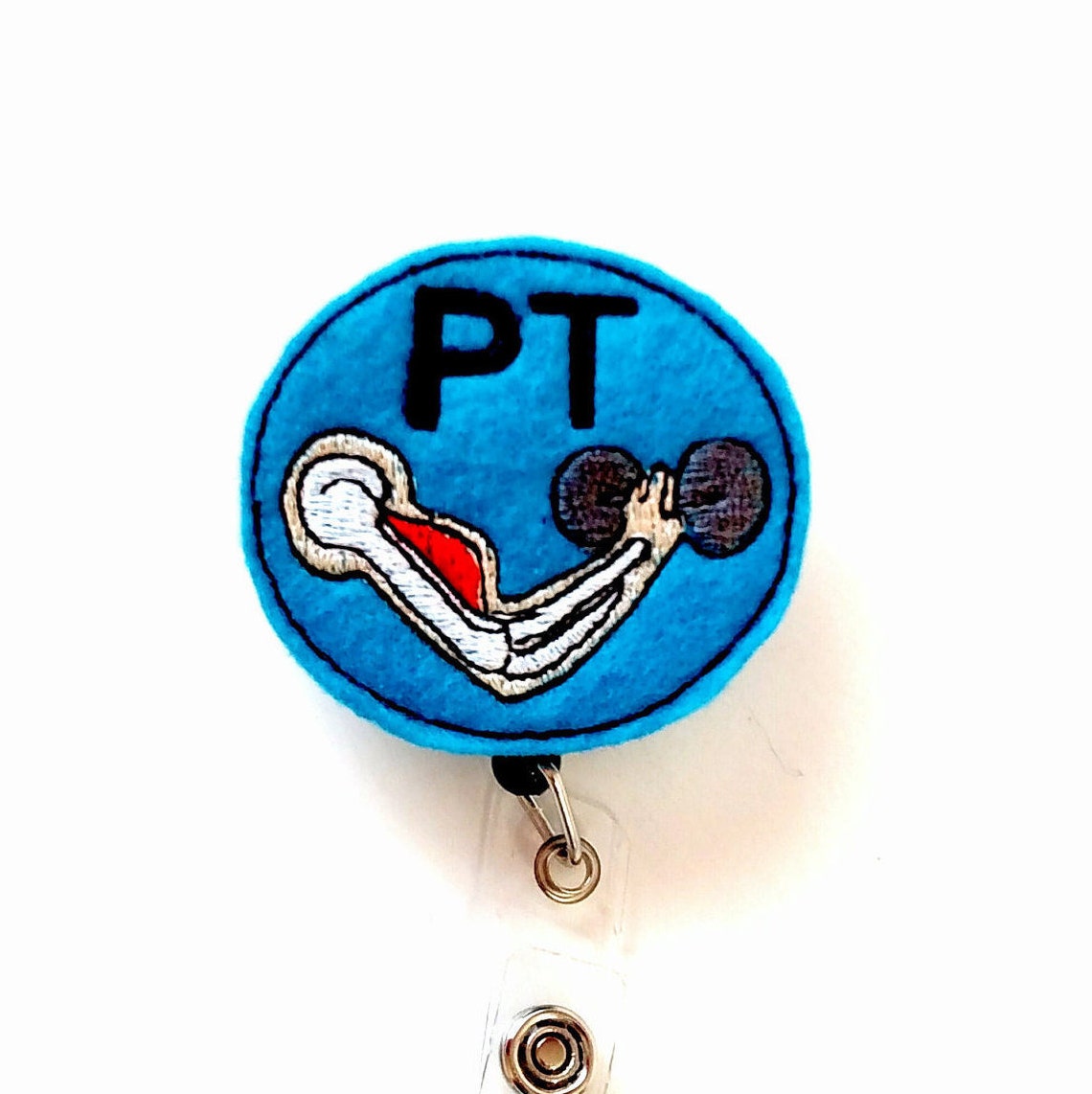 Physical Therapy ID Badge Holder PT Badge Holder Badge Reel | Etsy