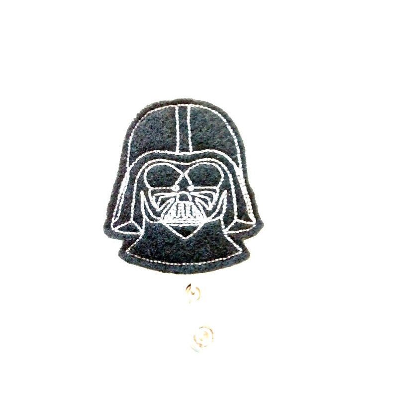 Darth Vader ID Badge Holder Star Wars Villain ID Badge | Etsy