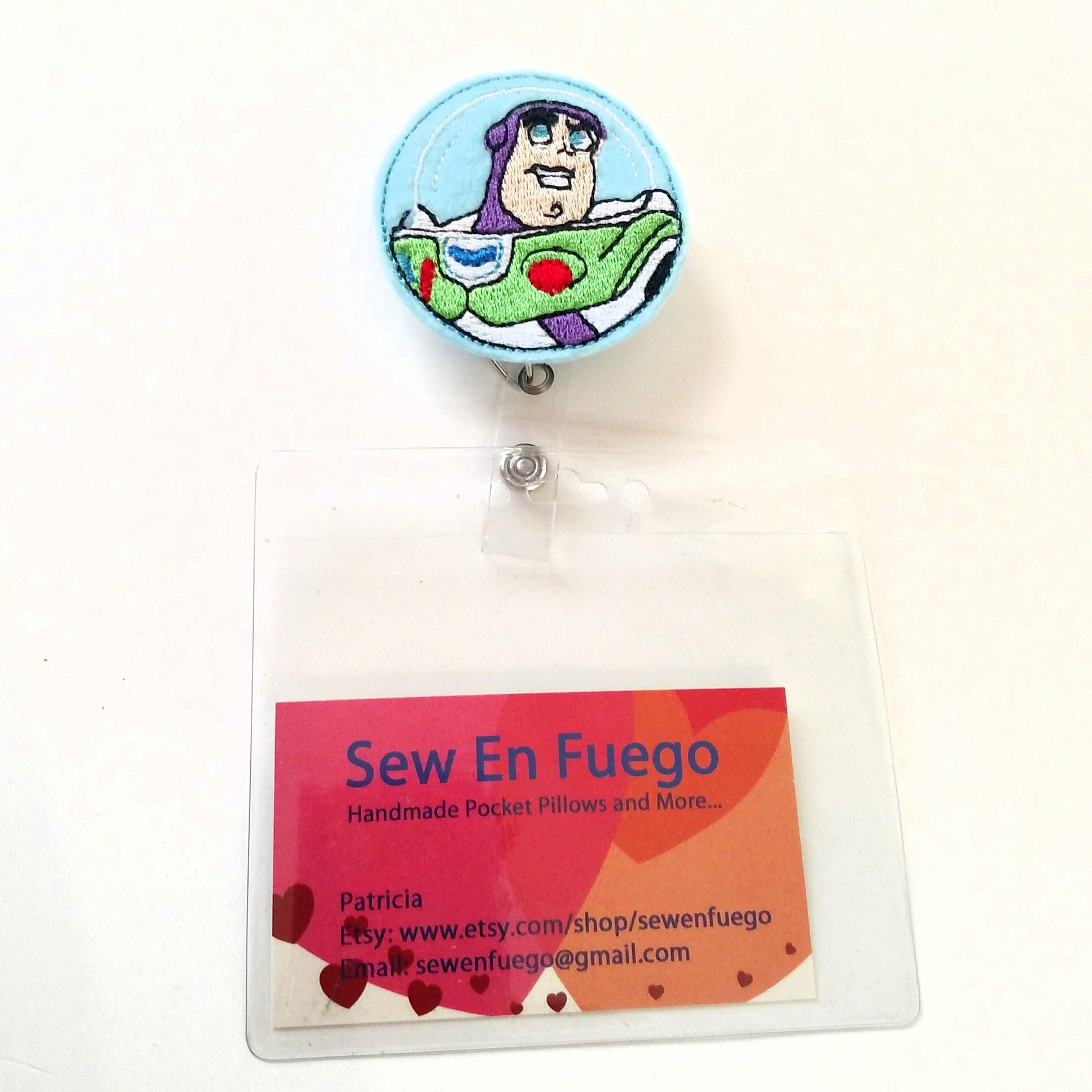 Buzz Lightyear ID Badge Holder Buzz Badge Reel With Clip Toy - Etsy