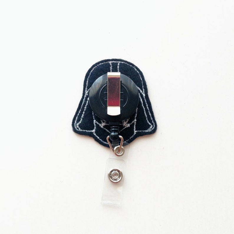 Darth Vader ID Badge Holder Star Wars Villain ID Badge - Etsy