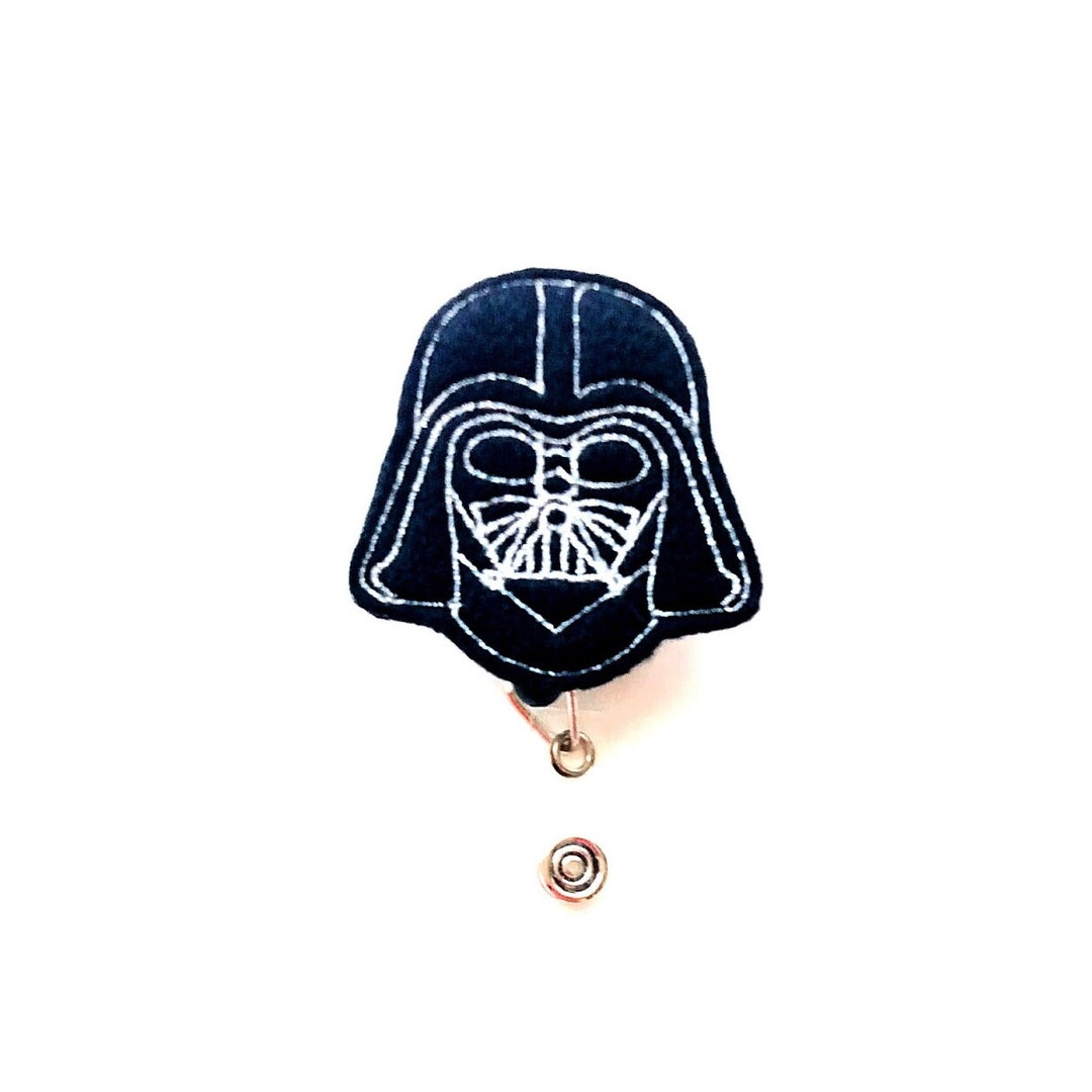 Darth Vader ID Badge Holder Star Wars Villain ID Badge - Etsy
