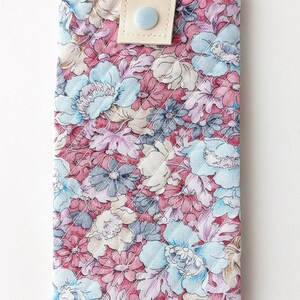 Elegant Flowers Eyeglass Case, Handmade, Quilted, Sunglasses Pouch ...