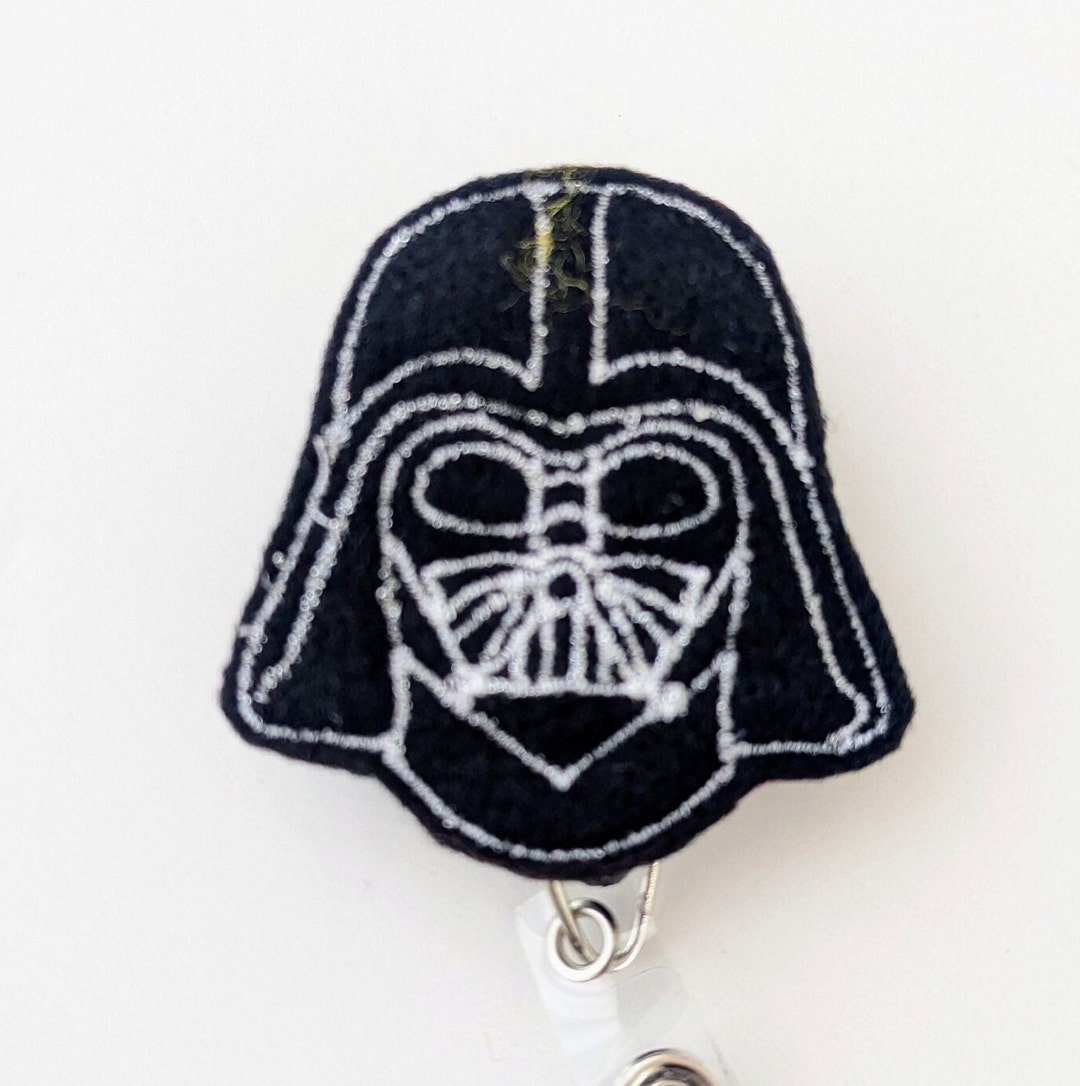 Darth Vader ID Badge Holder Star Wars Villain ID Badge - Etsy
