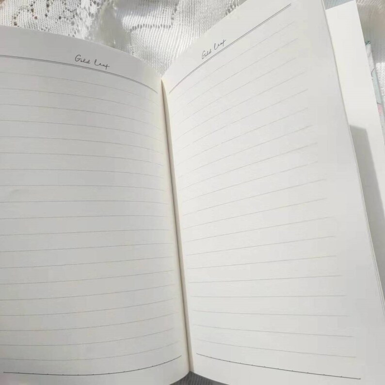 Flower A5 A6 Notebook Lined Grid Blank Fabric Journal Unique - Etsy