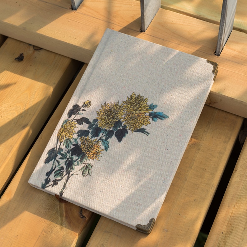 Floral Notebook A5 Journal Floral Notebook Floral Stationery - Etsy